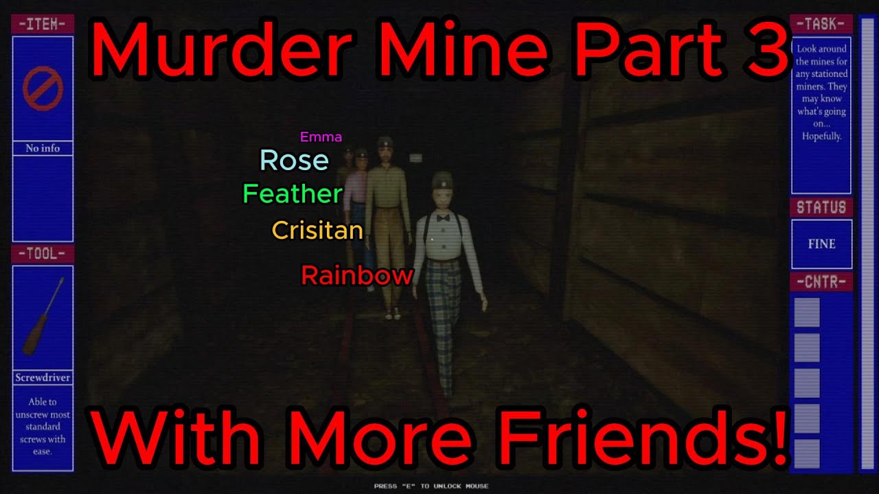 Murder Mine Part 3 Gameplay || Roblox Horror Game || With Friends ...