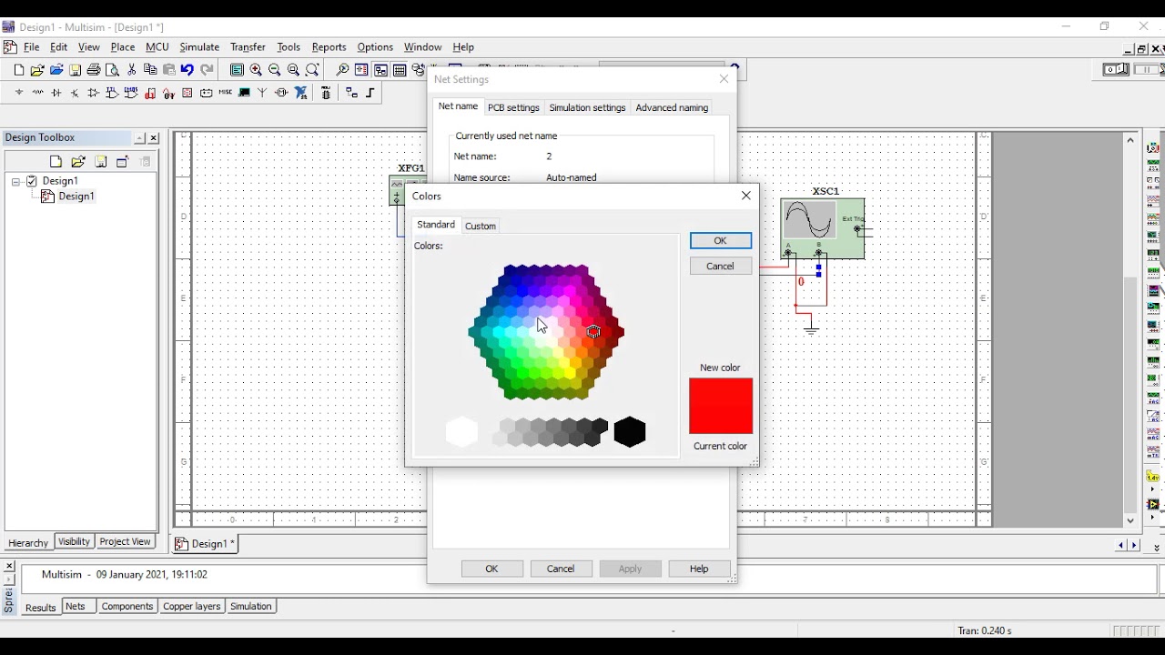 electronics lab 9 part 2 (multisim simulation) of op amp as adder ...
