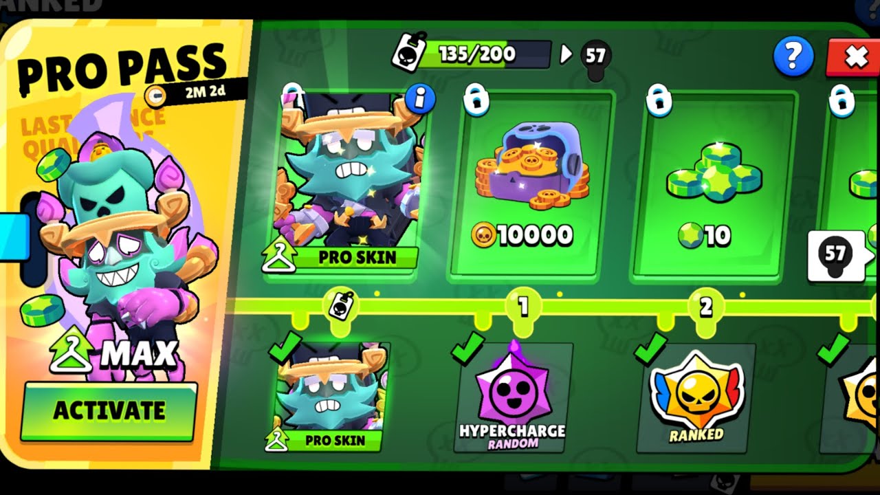 LET’S GOOOO! 🎉 Pro Pass MAXED OUT in Brawl Stars! #brawlstars # ...