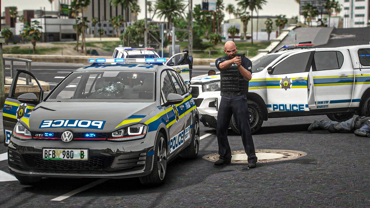 GTA 5 Mzansi edition With Real Life Police Cars & Realistic graphics ...