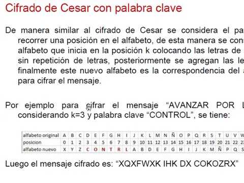 Método de cifrado Cesar palabra - YouTube