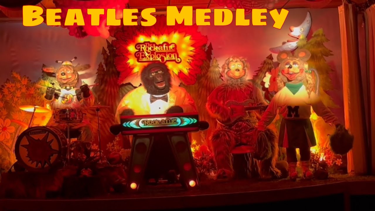 Beatles Medley : Rock afire Explosion - YouTube