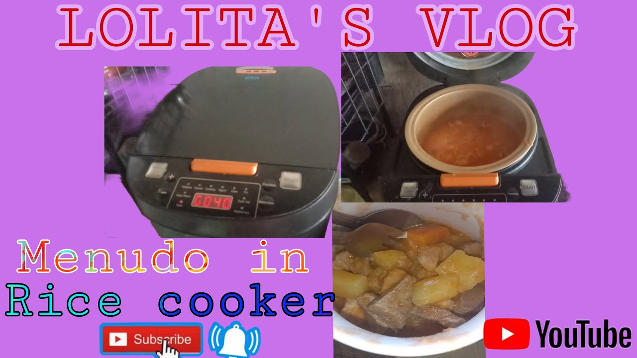 Easy way to cook menudo using Rice cooker - YouTube
