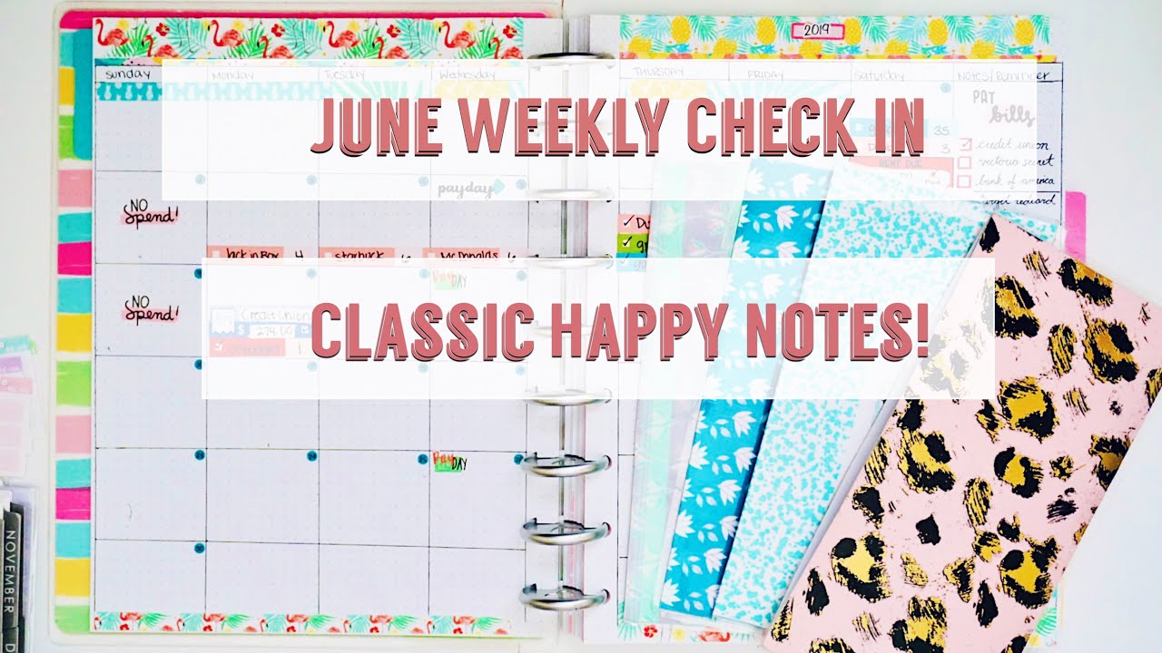 Weekly Check In #2 | Classic Happy Notes - YouTube