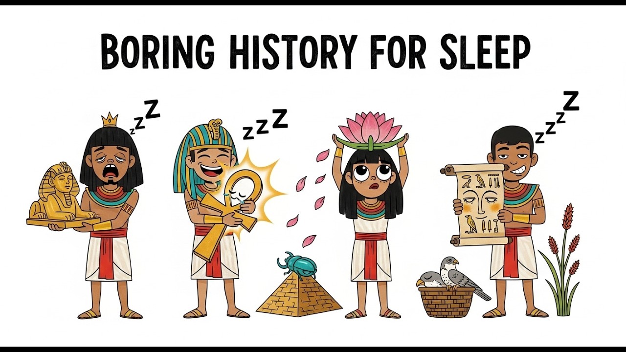 Boring History For Sleep | The Sleepy Story of the Egyptian Pyramids ...