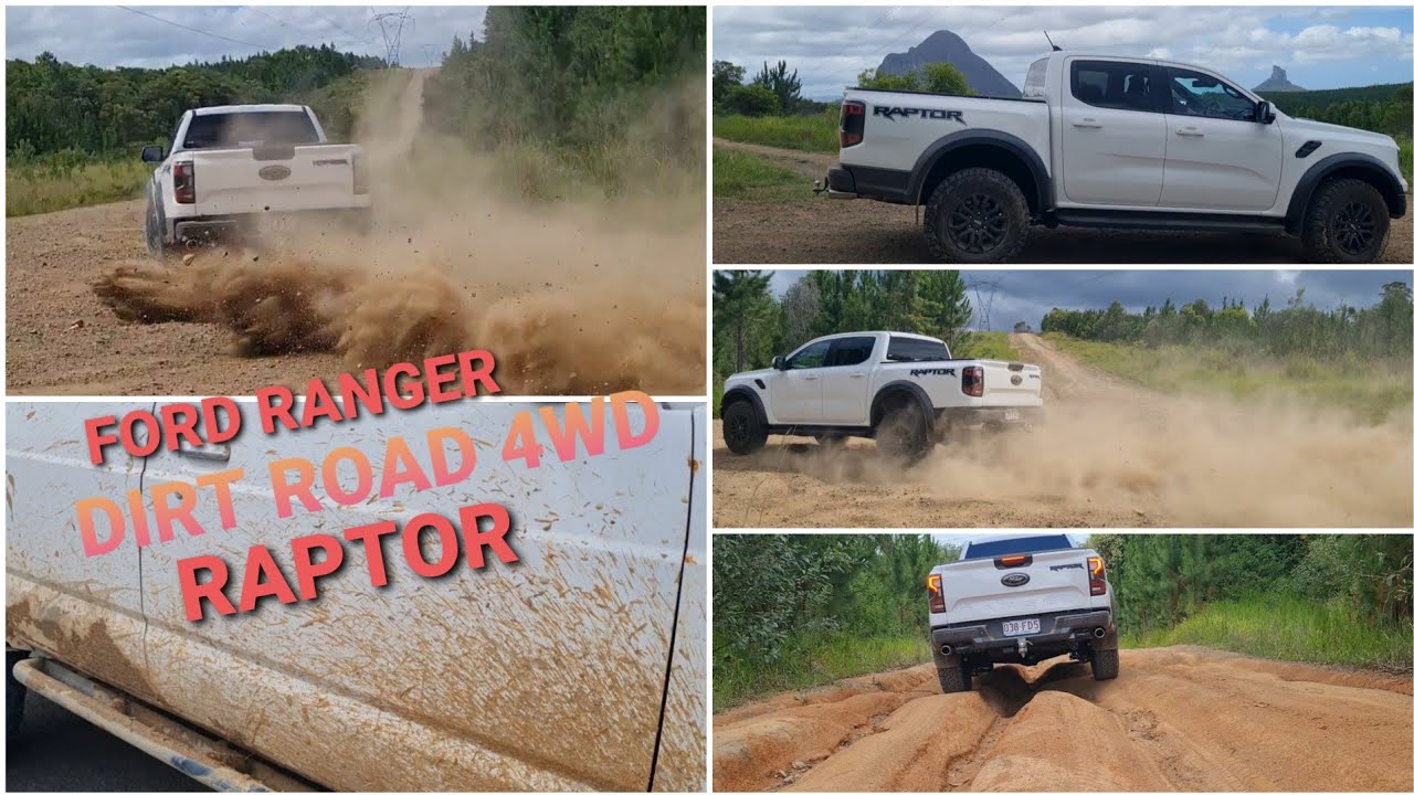 DIRT ROAD 4WD with the new FORD RANGER RAPTOR! - YouTube