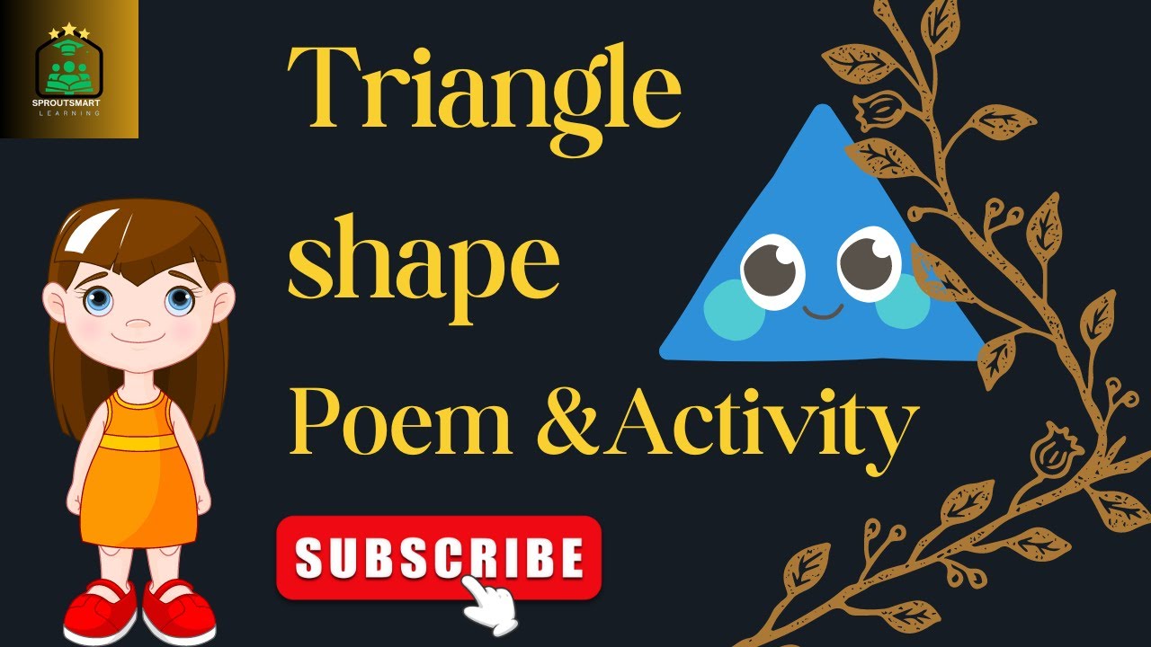 Triangle || triangle shape|| activity & triangle poem #teachingmethod # ...