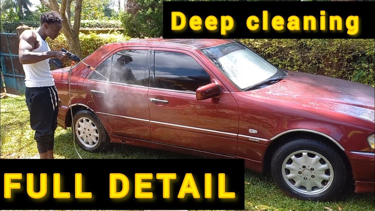 DETAILING MY MERCEDES C200 W202 ,INSANE TRANSFORMATION 🥵 - YouTube
