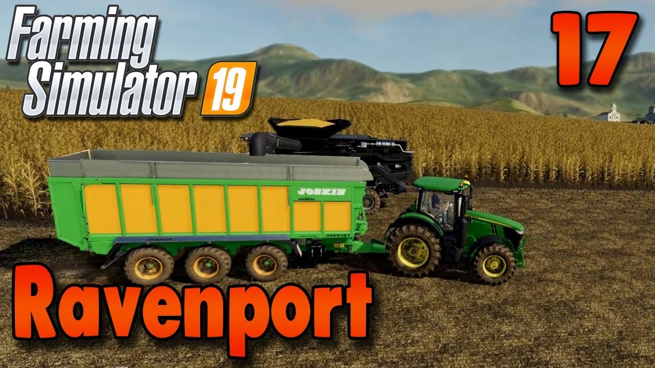 FS19 Timelapse - Ravenport #17 | Massive Corn Harvest | Gameplay - YouTube