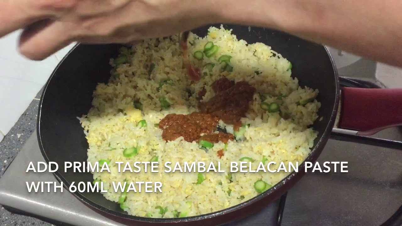 How to cook Prima Taste Laksa fried rice - YouTube