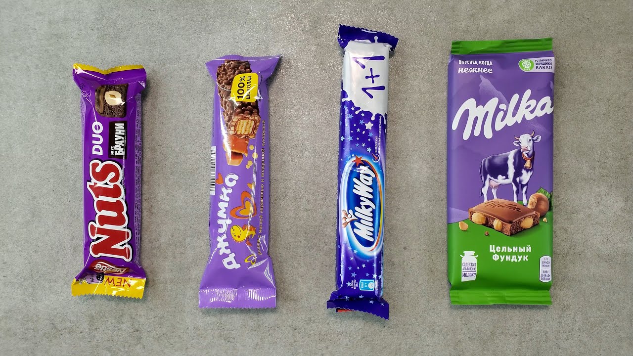 ASMR Chocolate Opening: Nuts Duo Bar, Milky Way Chocolate, Milka ...