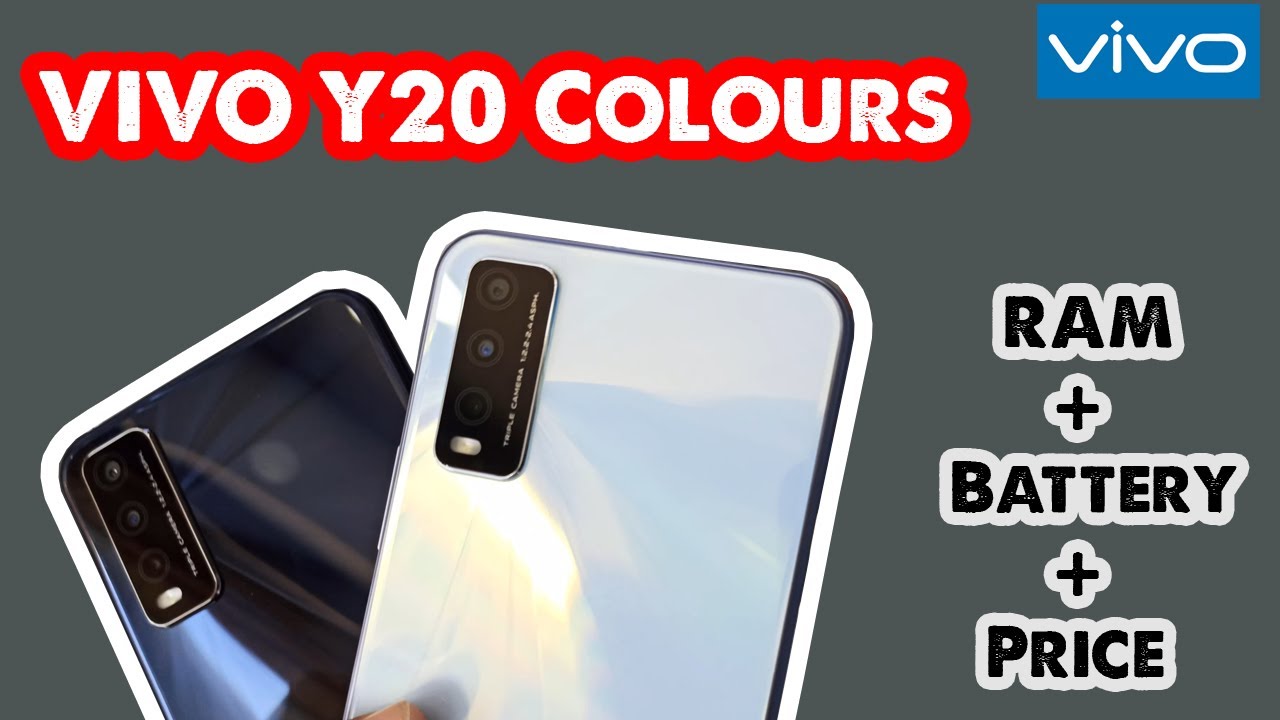 Vivo Y20 All Colours Review | White | Black - YouTube