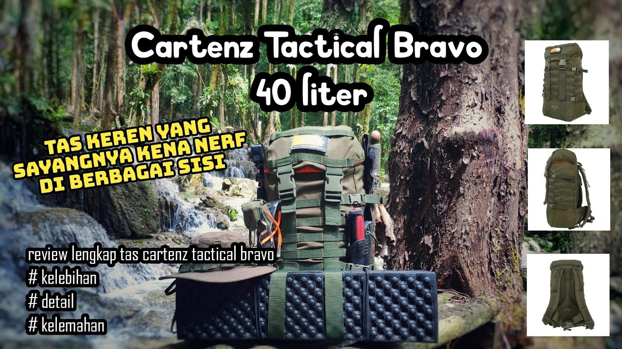 Cartenz tactical bravo 40 liter . savotta lokal dengan banyak potensi ...