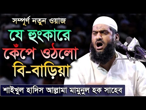 New Waz 2019 Allama Mamunul Haque Bangla Waz 2019