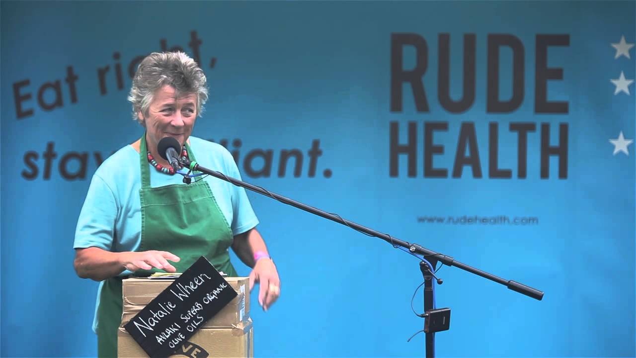 Natalie Wheen - Avlaki Superb Organic Olive Oils at Abergavenny 2013 ...