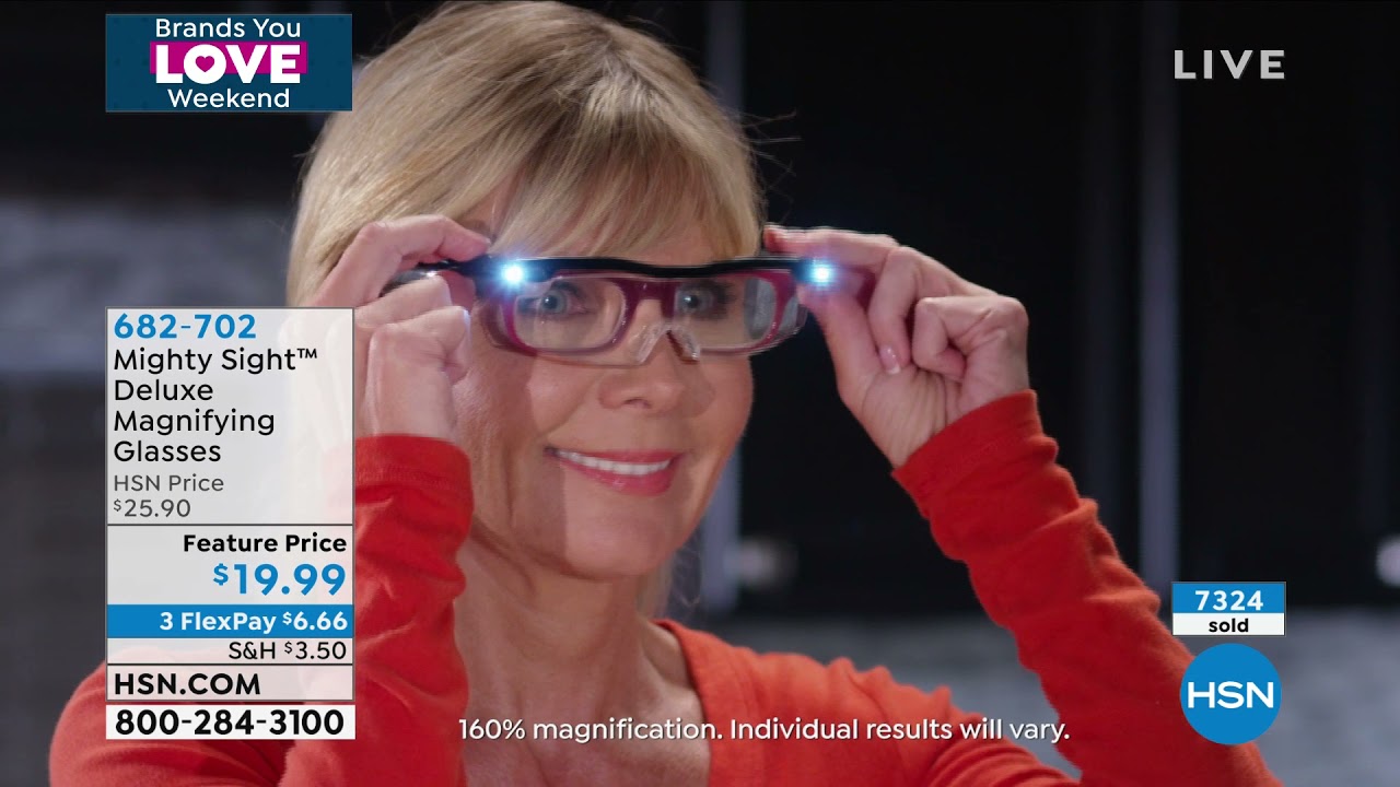Mighty Sight Deluxe Magnifying Glasses - YouTube