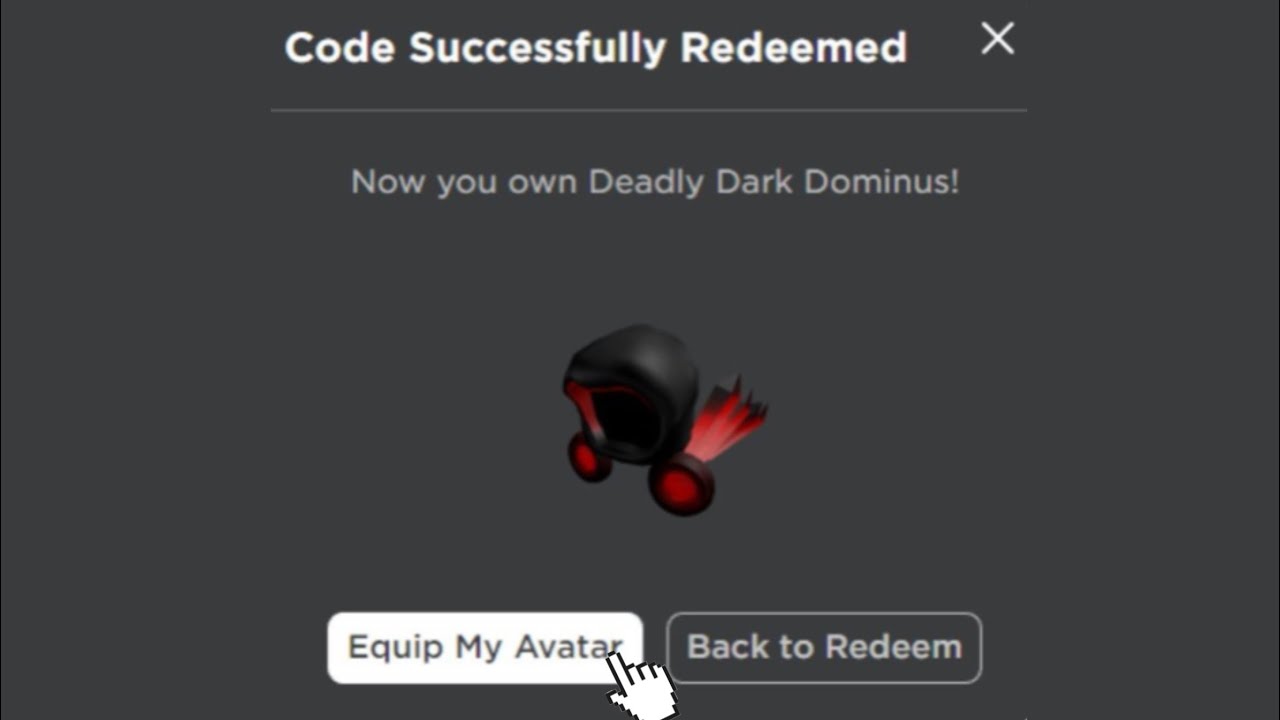 OMG! THIS CODE GIVES YOU FREE DOMINUS!?! 😱 - YouTube