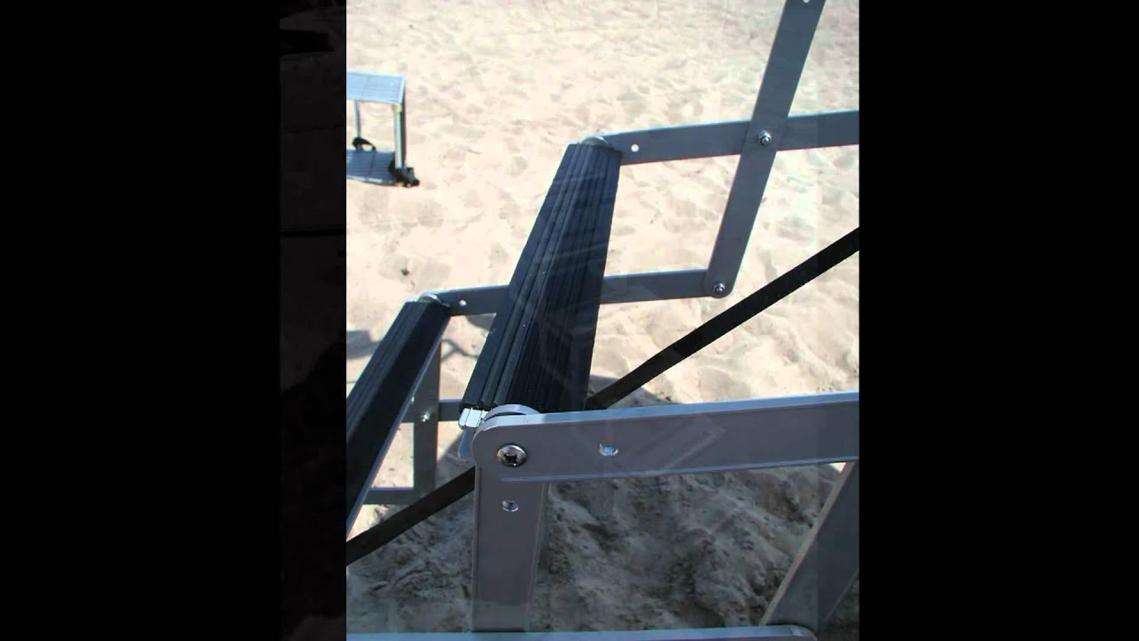 Bow to Beach Ladder Replaces Westbar Stoaway - YouTube
