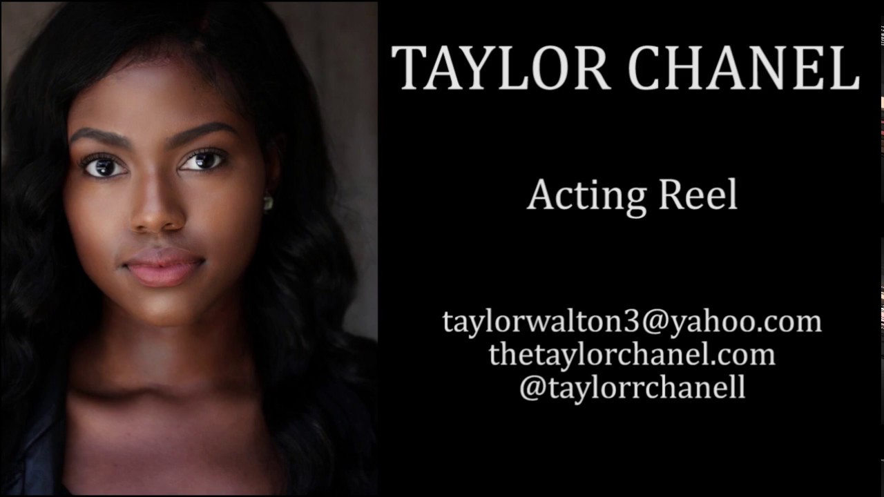 Taylor Chanel Acting Reel - YouTube
