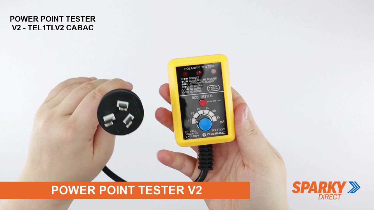 POWER POINT TESTER V2 - TEL1TLV2 | CABAC - YouTube