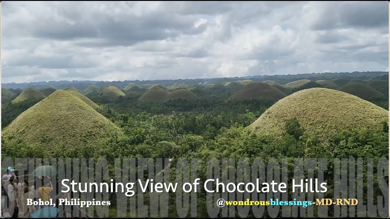 Stunning Landscape of Chocolate Hills in Bohol, Philippines # ...