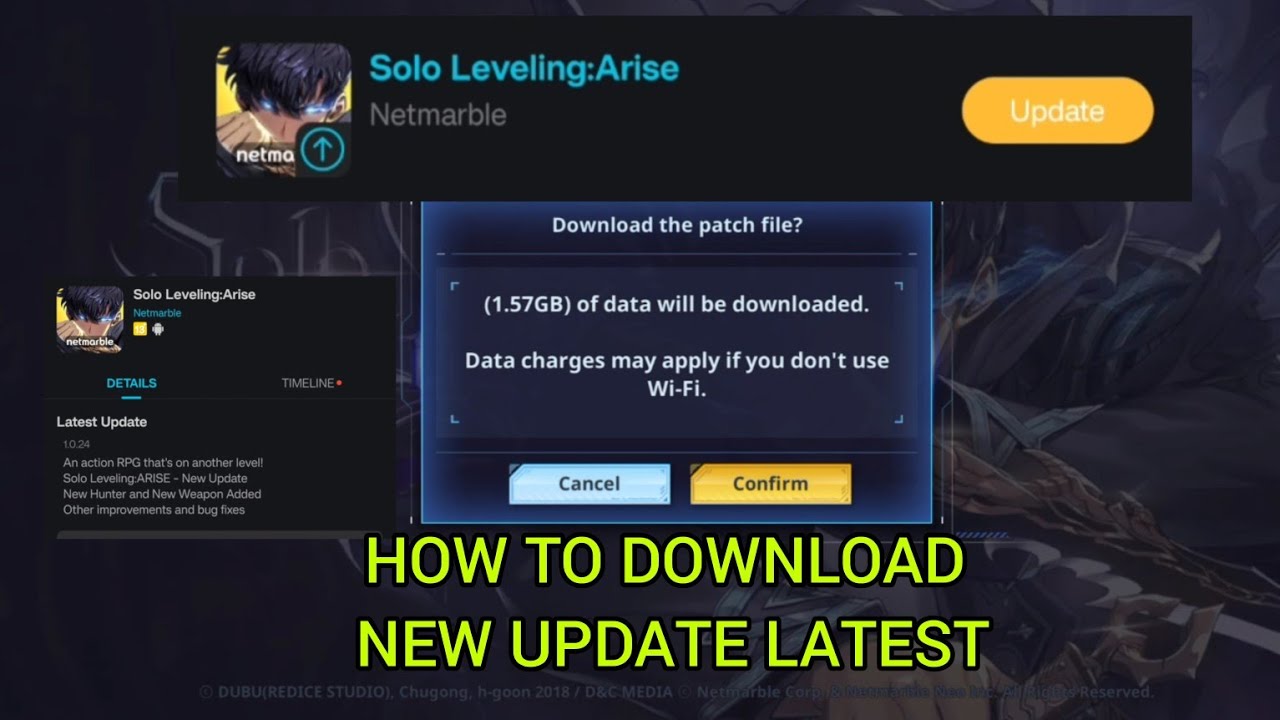 How to Update Solo Leveling Arise Game | How to do Solo Leveling Arise ...