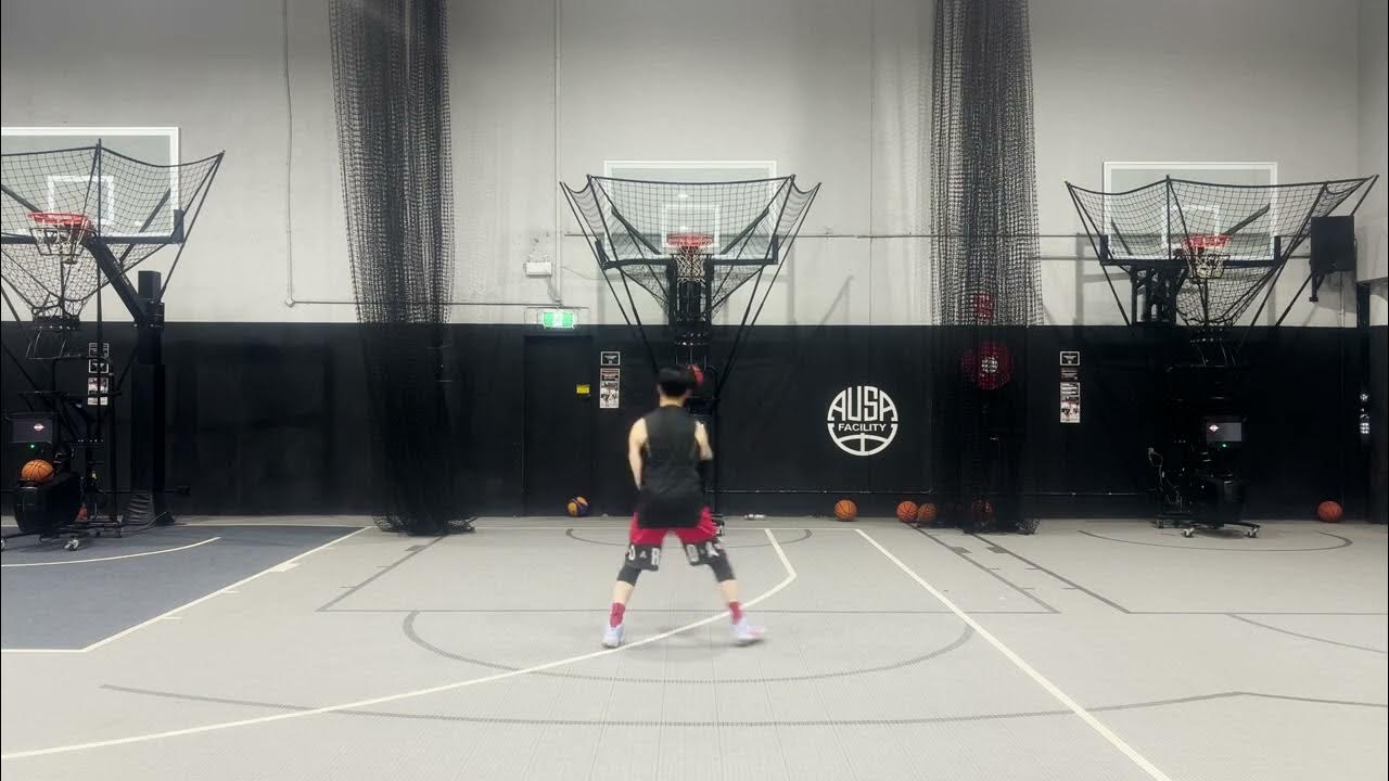 Basketball shooting warm up drills around the ring - YouTube