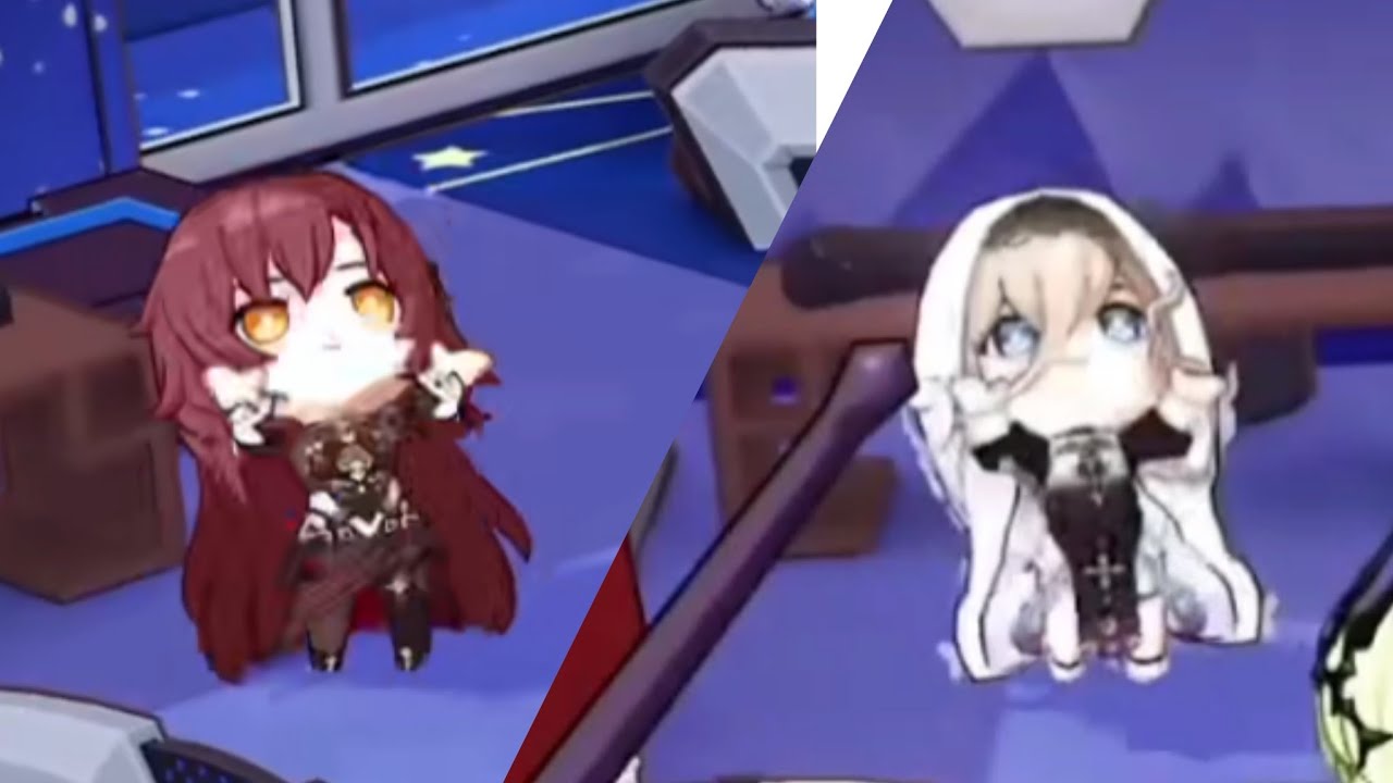 Chibi Eden & Aponia (Wait is that YATTA Supremacy Pose!!??) [Honkai v5 ...