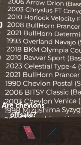 Are chevlons offsale? - YouTube