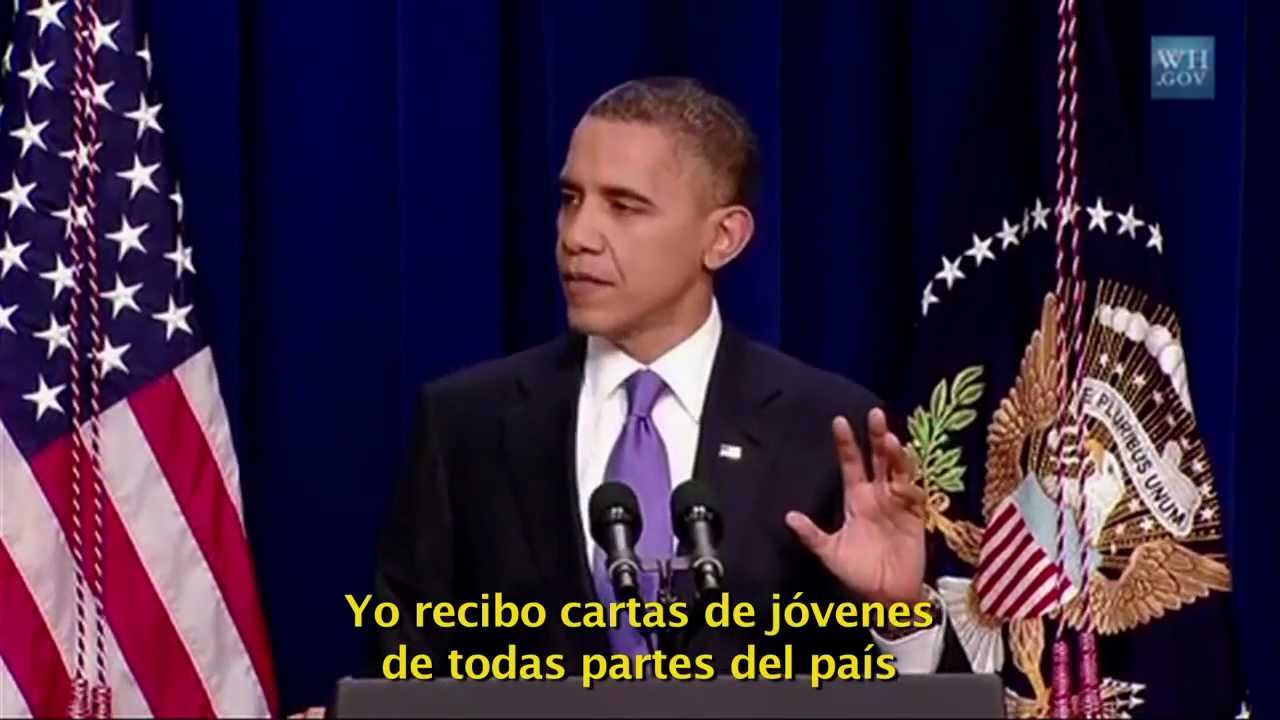 2012 Obama Spanish Language Web Ad Expressing Support for the DREAM Act ...