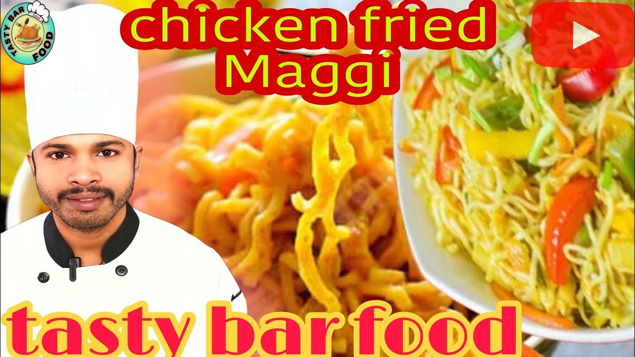 how do make//fried chicken maggi// kaise banaye//recipe 👍👍 - YouTube