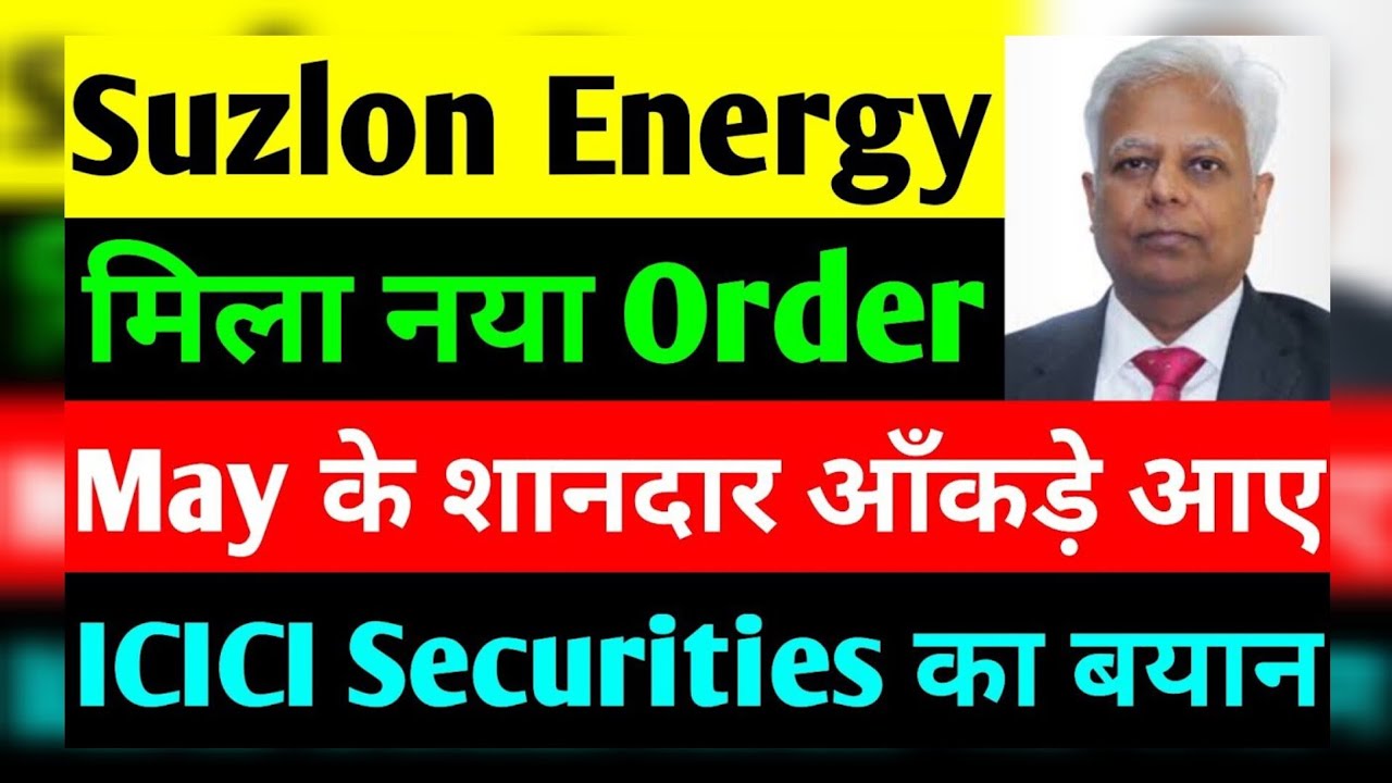 SUZLON ENERGY LTD SHARE NEWS / NEW ORDER 103.5 MW RECEIVED. LETEST ...
