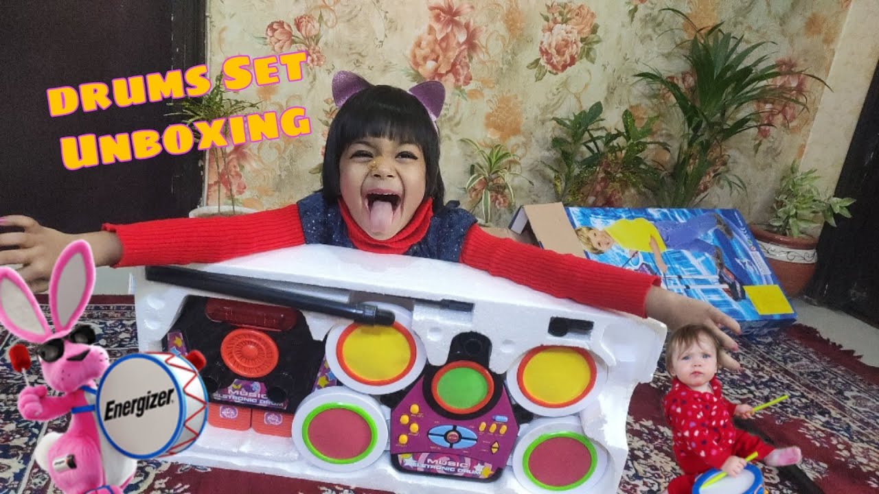 Ilisha Unboxing Jr. Drum Beat Set and Play | Princess Ilisha | Ilisha ...