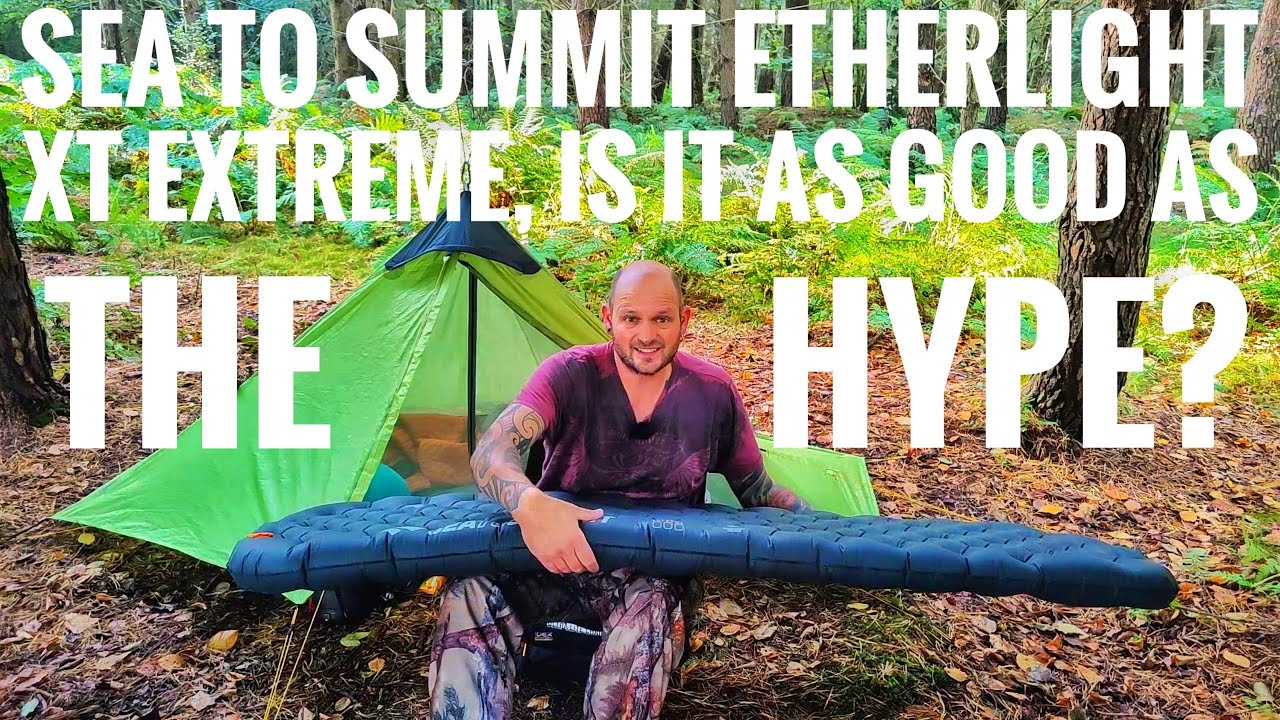 Sea to Summit Etherlight xt Extreme sleeping mat review. - YouTube