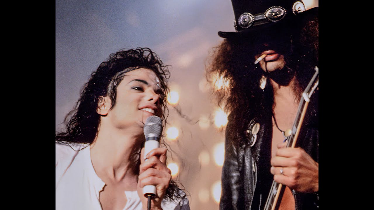 Michael Jackson & Slash - Black or White (Oviedo, Dangerous Tour, 1992 ...