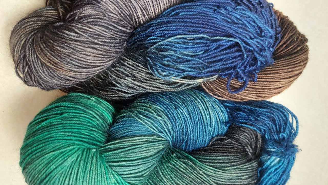 HAND DYING YARN FROM PREMIER #2 - YouTube