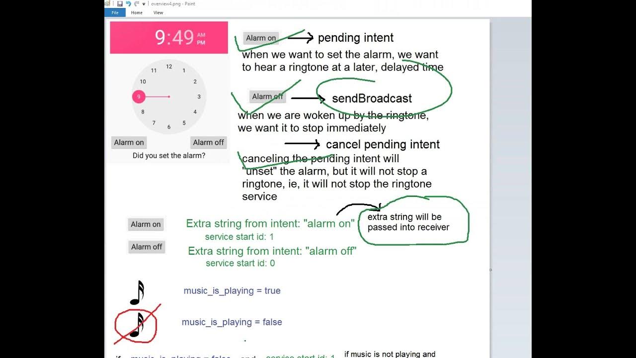 Android alarm clock tutorial: part 6, Ringtone Service II - YouTube