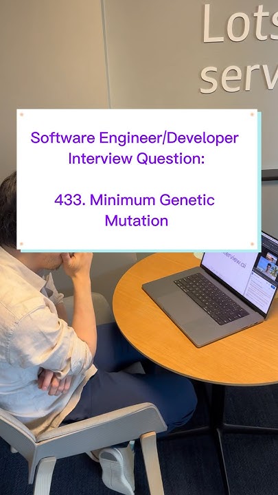 Software Engineerdeveloper Interview Question 433 Minimum Genetic Mutation Youtube