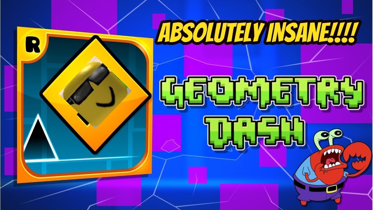 Geometry Dash! INSANE GAMEPLAY!!! - YouTube