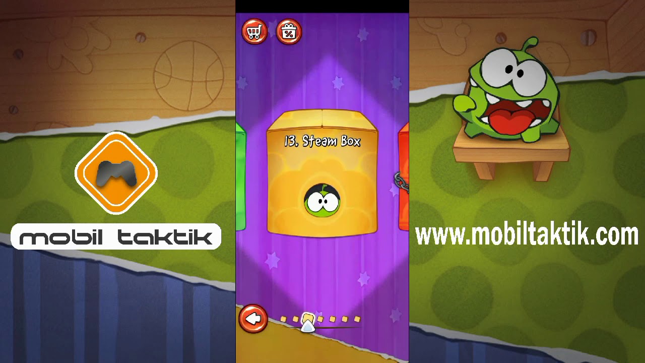 Cut The Rope Season 3 Steam Box Level 21 - Cut The Rope Bölüm 13-21 ...