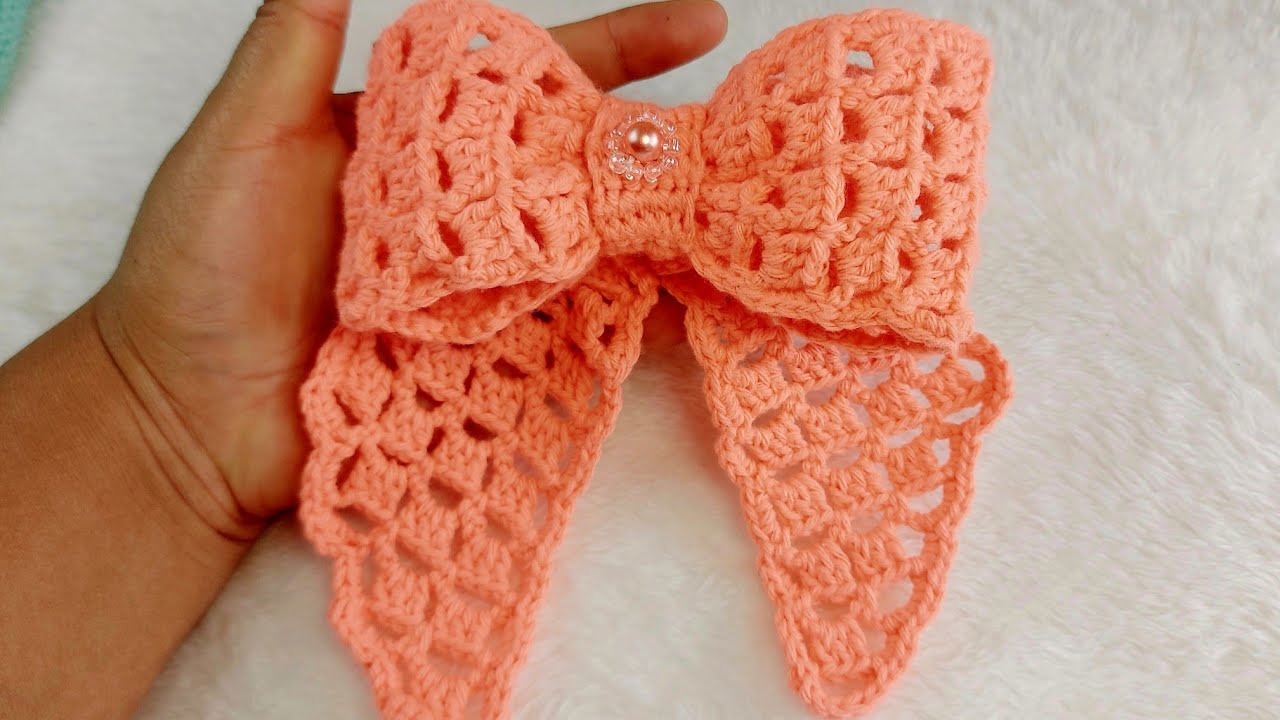 Moño colet a crochet - YouTube