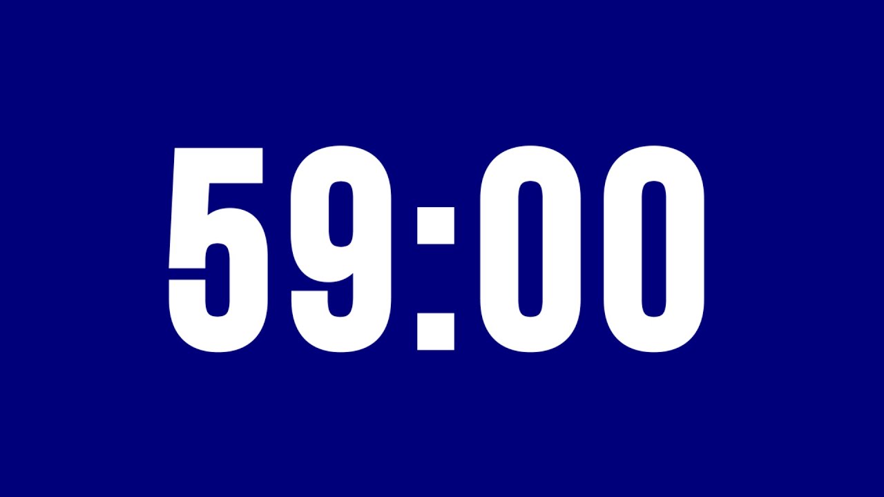 59 Minute Timer For Kids with Happy Upbeat Epic Music Uplifting ...