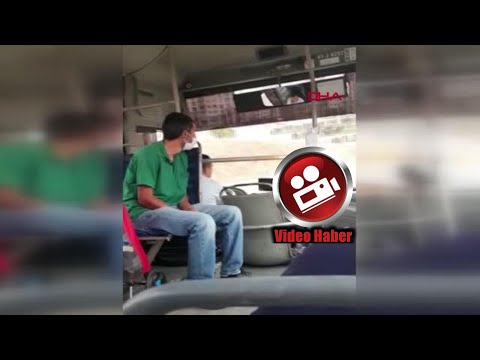 Maske takmayan otobüs şoförü, kendisini uyaran yolcuyla tartıştı