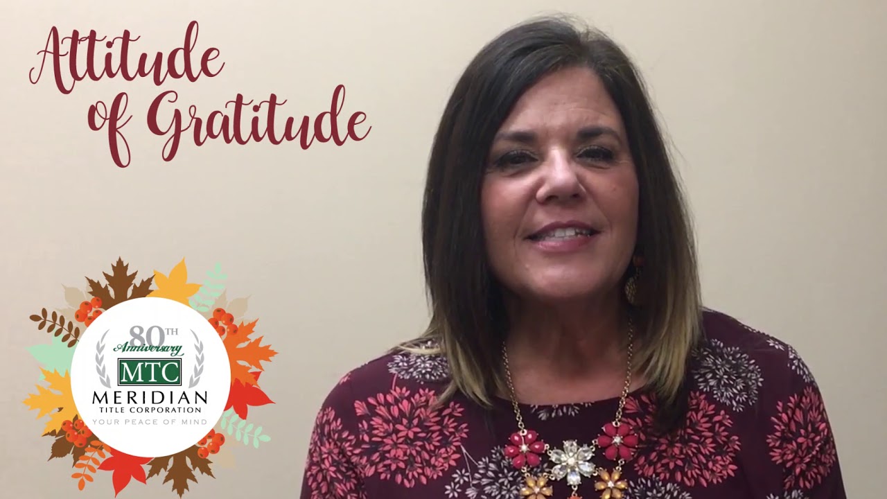 Attitude of Gratitude Cindy Finley - Senior Account Manager - YouTube