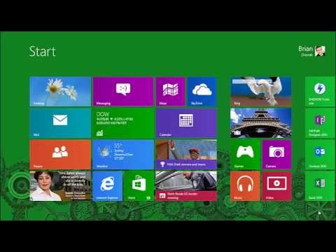 Windows 8 Tutorial 1 - Start Screen - YouTube