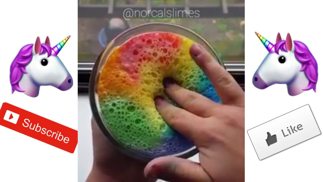 Most Satisfying Rainbow Slime Video Compilation#8 - YouTube