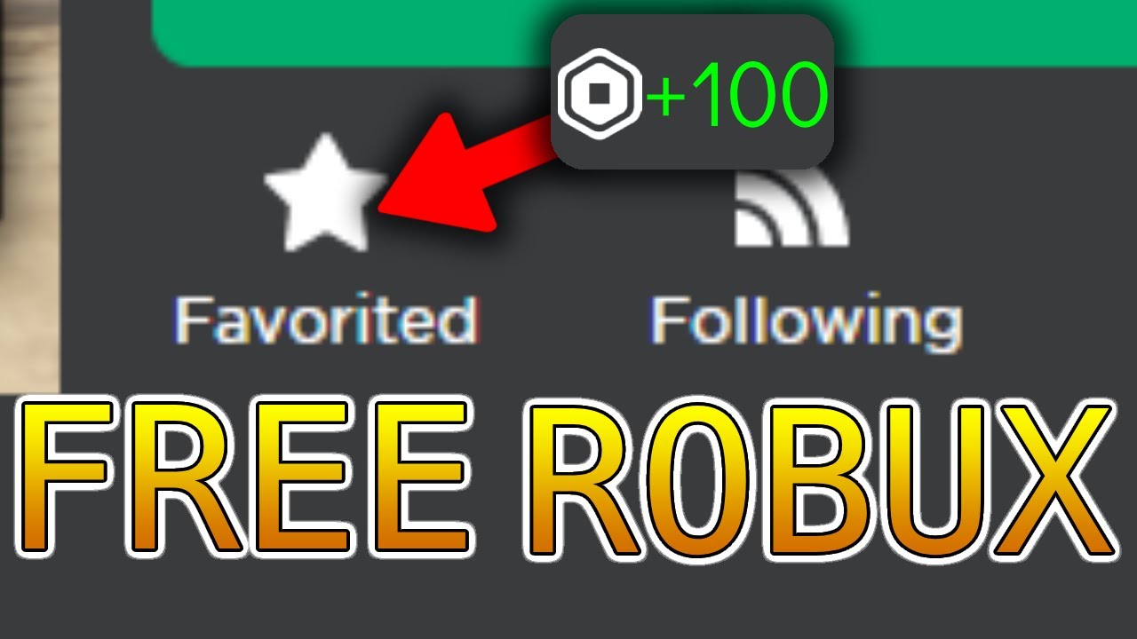 You Can Actually Win FREE ROBUX By Favoriting This Game! - YouTube