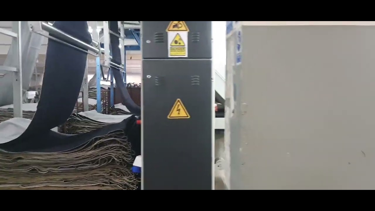 Demsan, fabric plaiting machine (kk-sf/2-2000) - YouTube