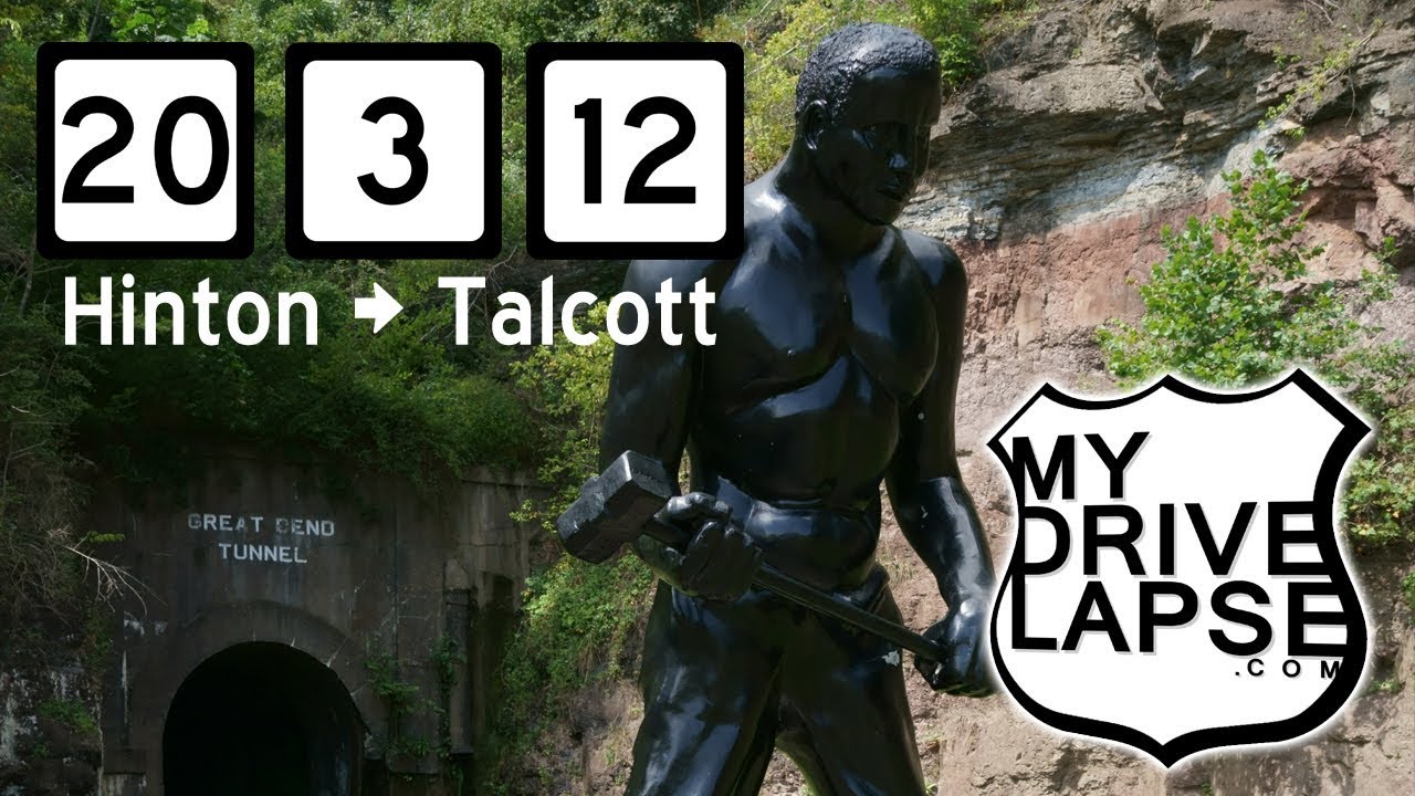 The drive from Hinton to Talcott, West Virginia - John Henry Park - YouTube