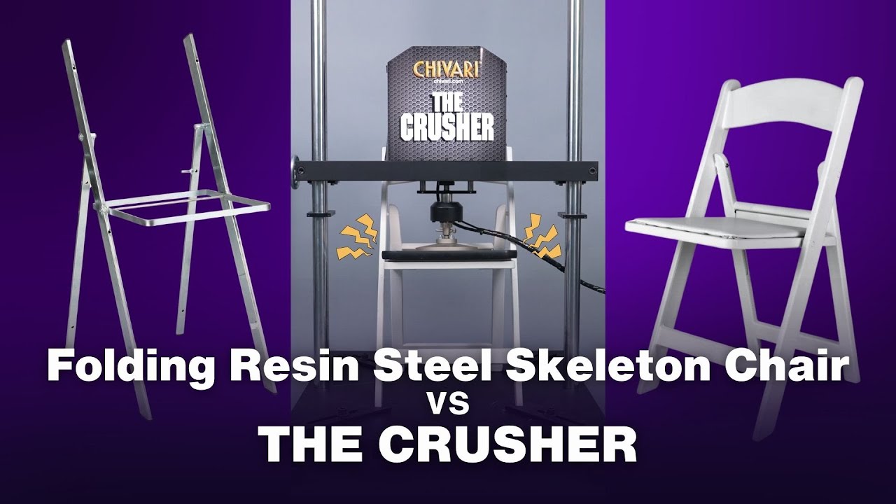 The Toughest Resin Steel Skeleton Folding Chair: Strongest Chair for ...